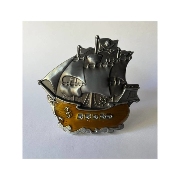 Unknown | Accessories | Pirate Ship Belt Buckle | Poshmark